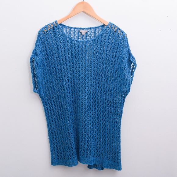 J. Jill | Sweaters | J Jill Womens Open Knit Stitch Wide Arm Loose ...